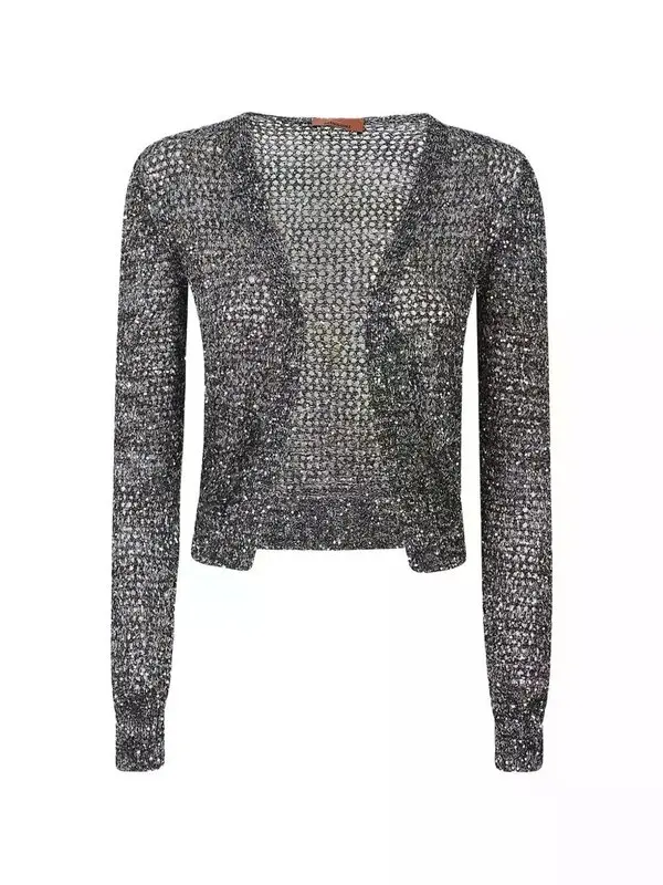 Missoni Sequin-embellished Open-knit Cardigan