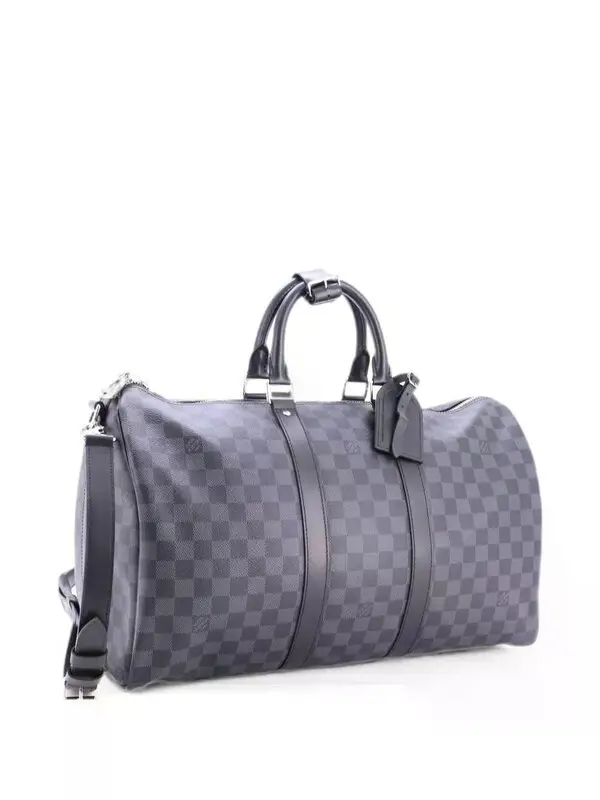 LOUIS VUITTON Keepall Bandoulière 45 Travel Bag - Black