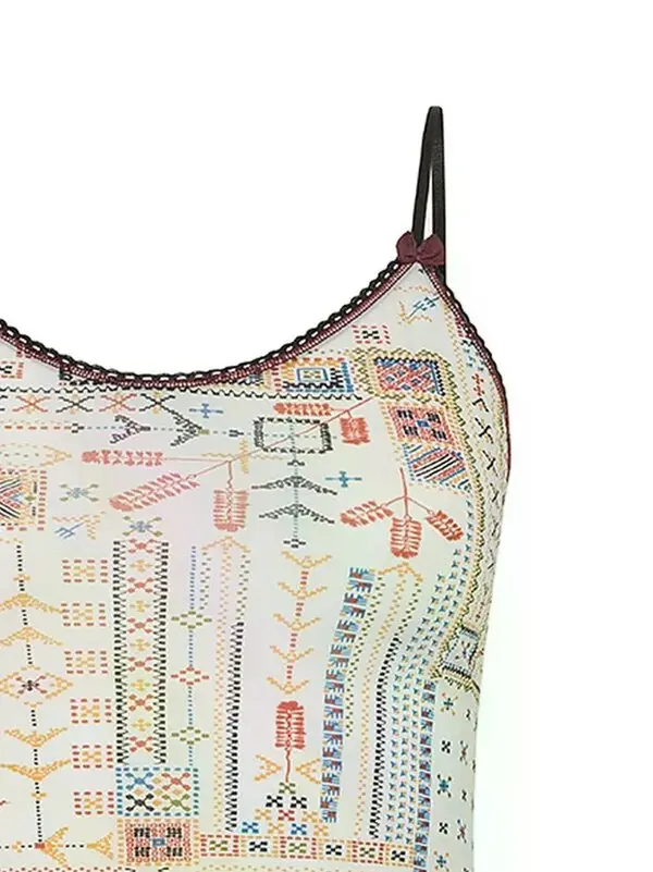 Momoni Airelle Graphic Print Top