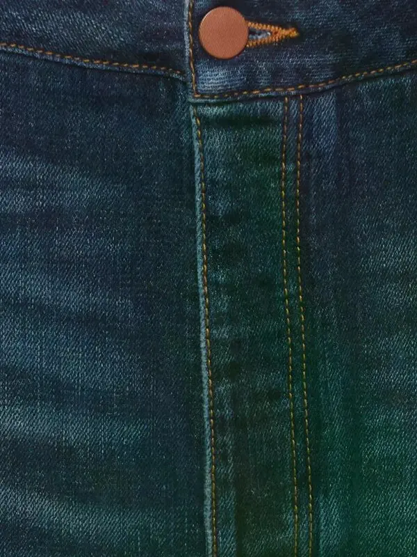 Palm Angels Distressed Denim Shorts