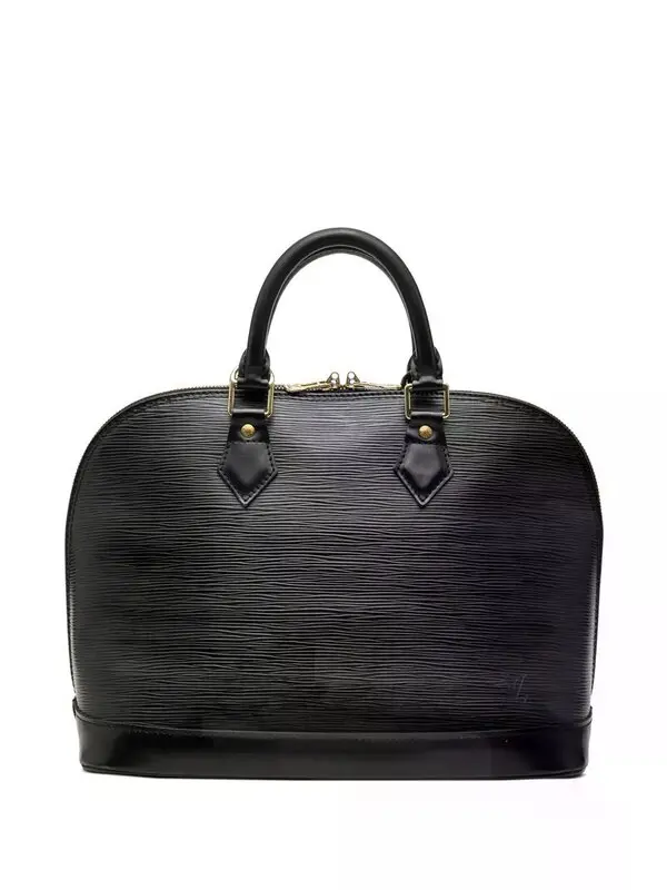 LOUIS VUITTON Epi Alma Pm Handbag - Black