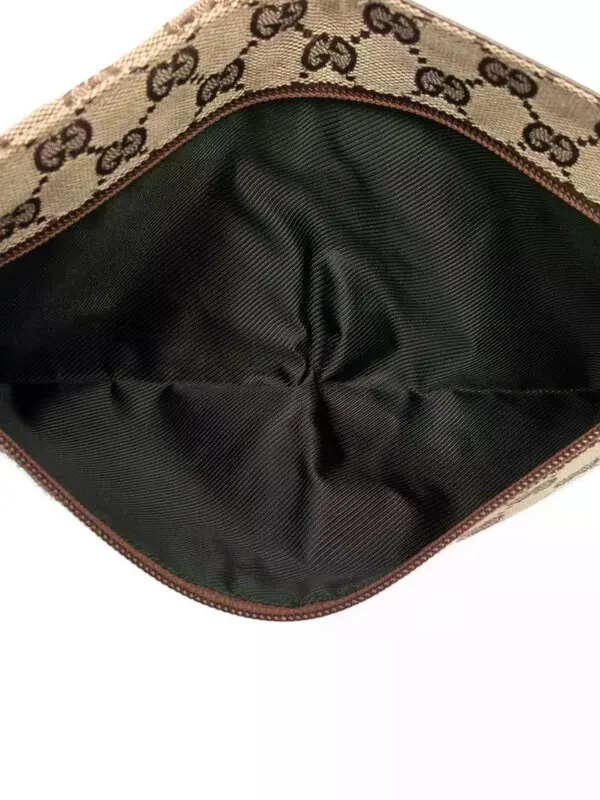 Gucci Gg Canvas Double Pocket Belt Bag
