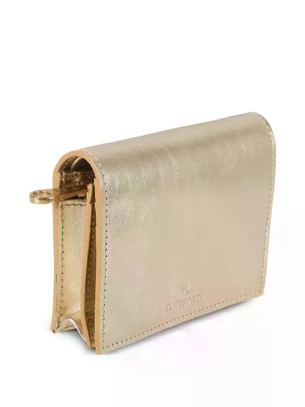Il Bisonte Logo Zip Wallet