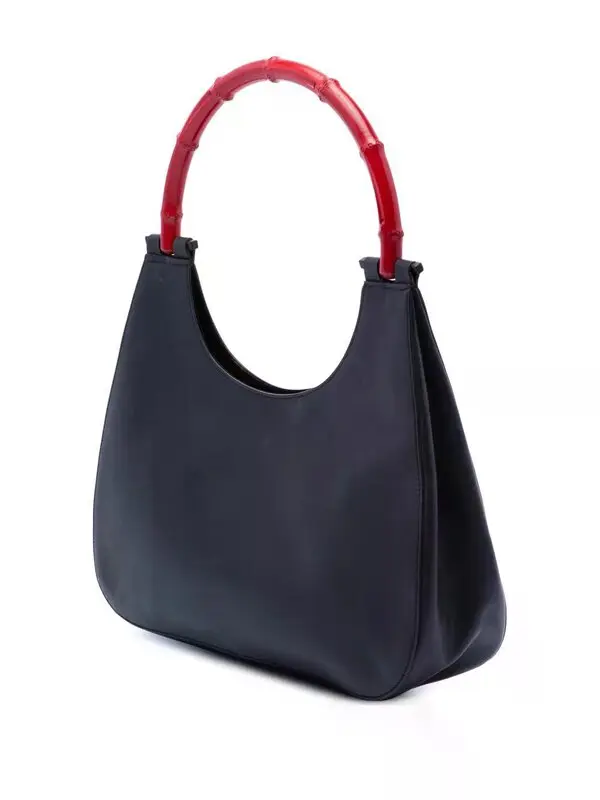 Gucci Calfskin Bamboo Handbag