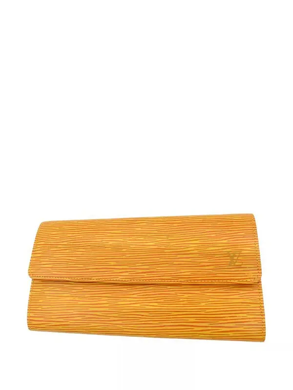 LOUIS VUITTON 1994 Epi Porte Tresor International Wallet Long Wallets - Yellow