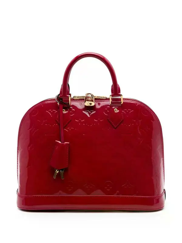 LOUIS VUITTON Monogram Vernis Alma Pm Handbag