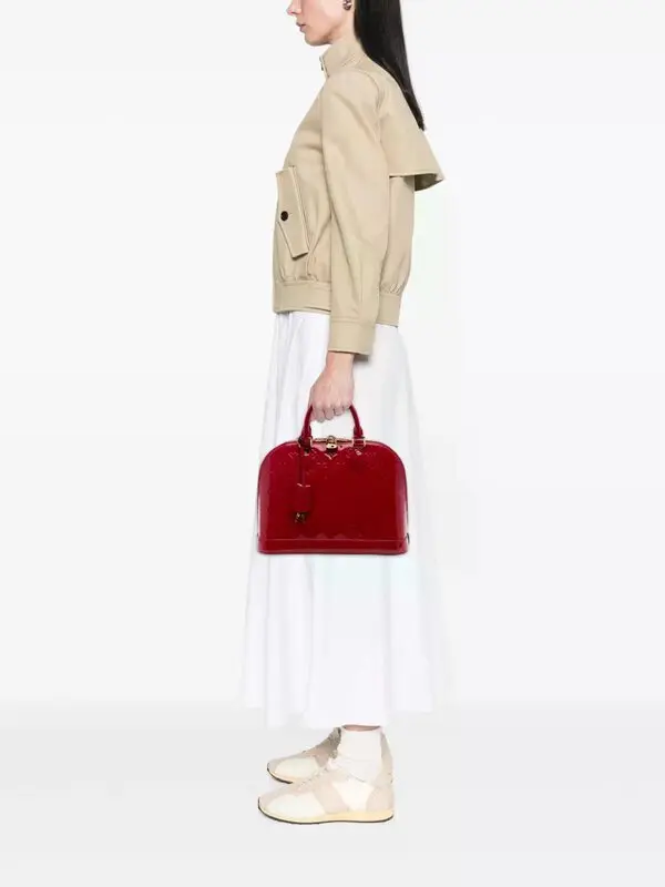 LOUIS VUITTON Monogram Vernis Alma Pm Handbag