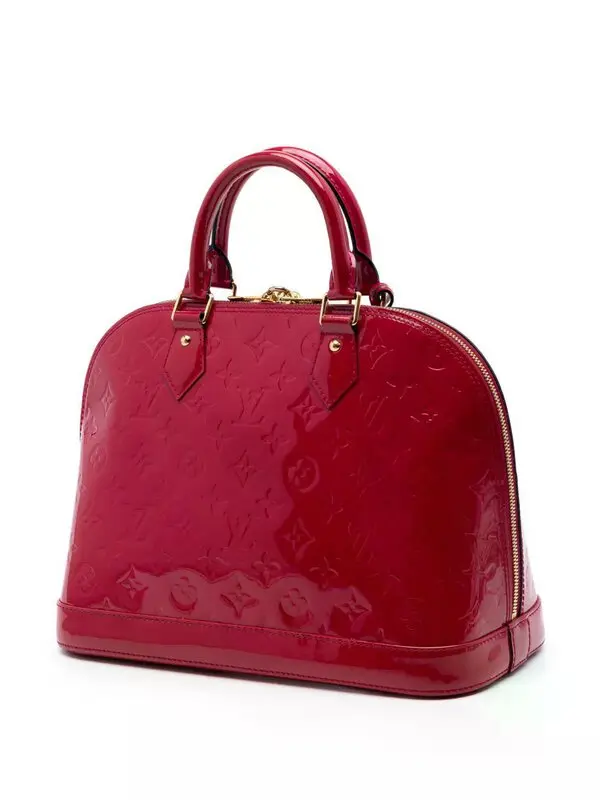 LOUIS VUITTON Monogram Vernis Alma Pm Handbag