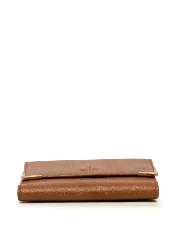 Gucci 2000-2015 Calfskin French Flap Wallet Small Wallets