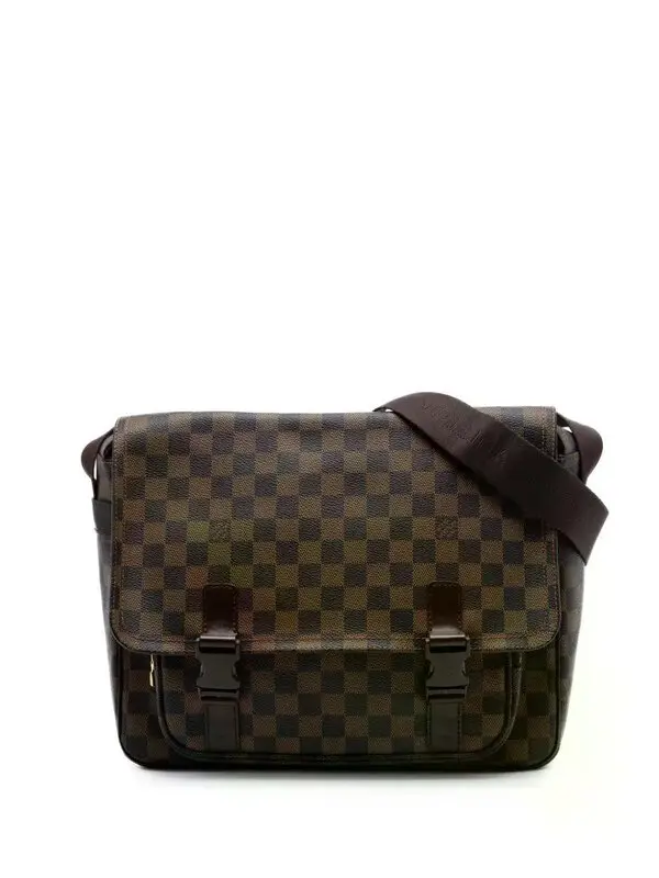 LOUIS VUITTON Damier Ebene Melville Crossbody Bag - Brown