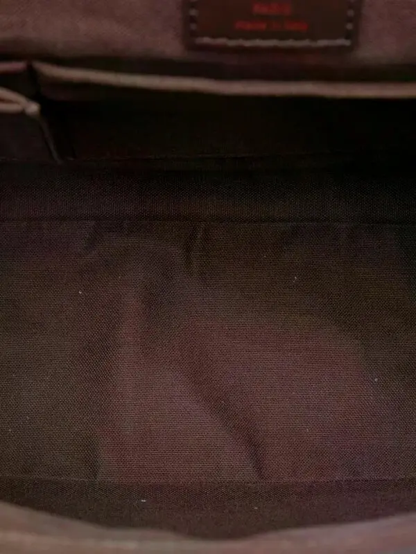 LOUIS VUITTON Damier Ebene Melville Crossbody Bag