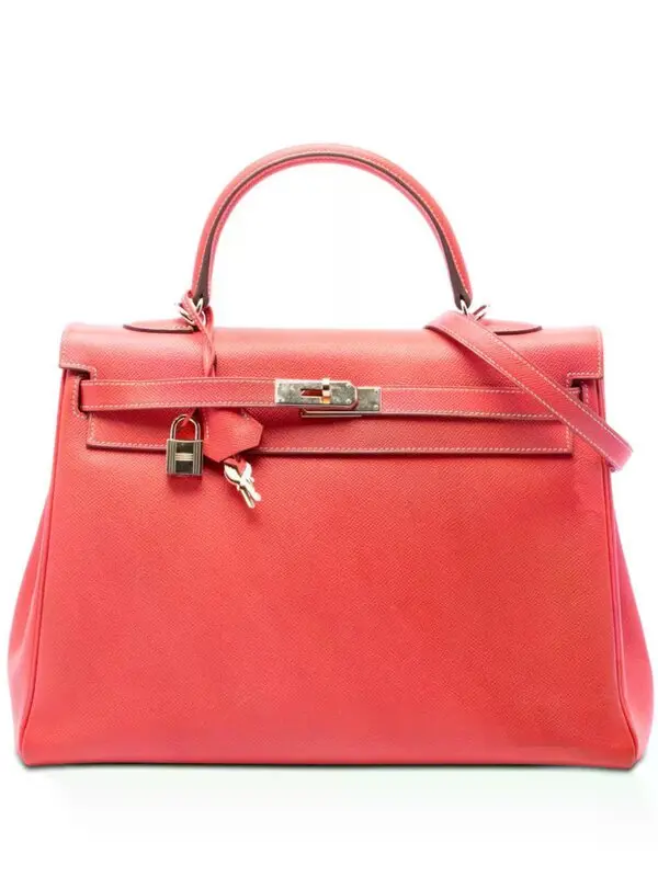 Hermès Kelly Ii Retourne 35 Satchel - Pink