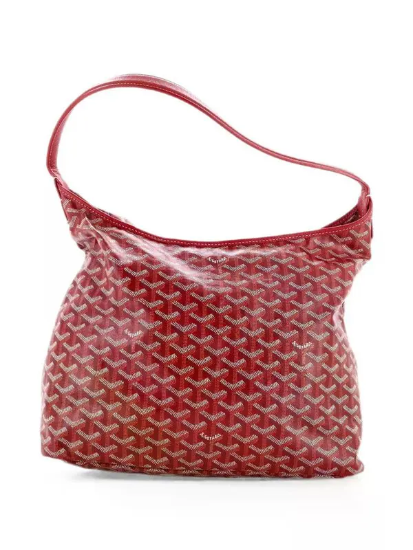 Goyard Boheme Coated Canvas Hobo Bag - Red