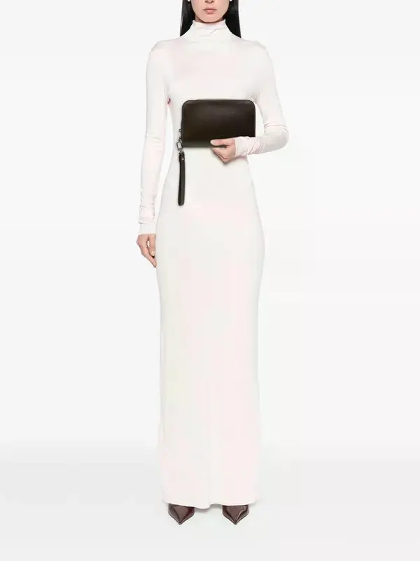 LOUIS VUITTON Taiga Leather Pochette Baikal Clutch Bag