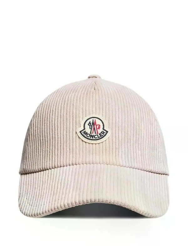 Moncler Corduroy Baseball Cap - Neutrals