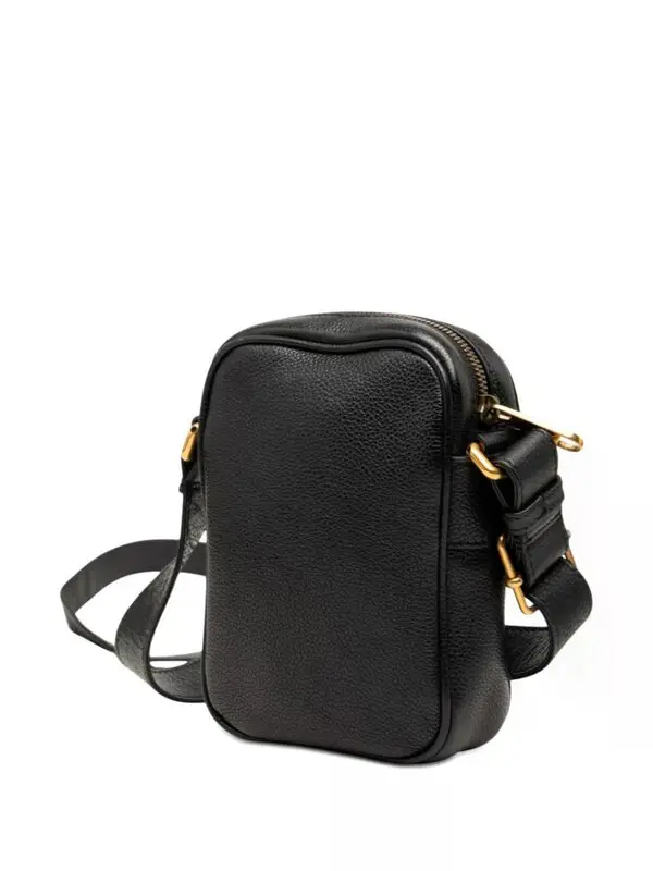 Gucci Grained Calfskin Logo Crossbody Bag