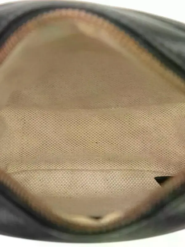 Gucci Grained Calfskin Logo Crossbody Bag