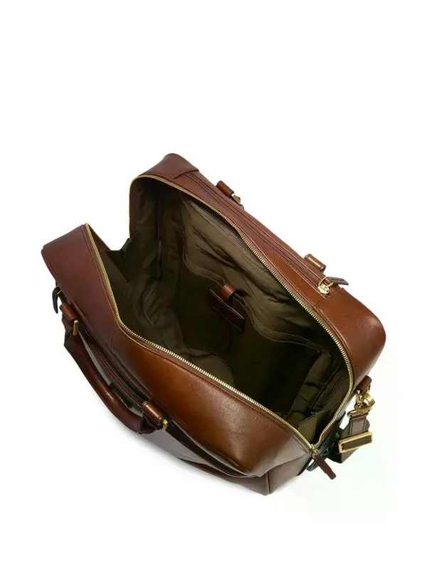 THE BRIDGE Leather Trolley Suitcase