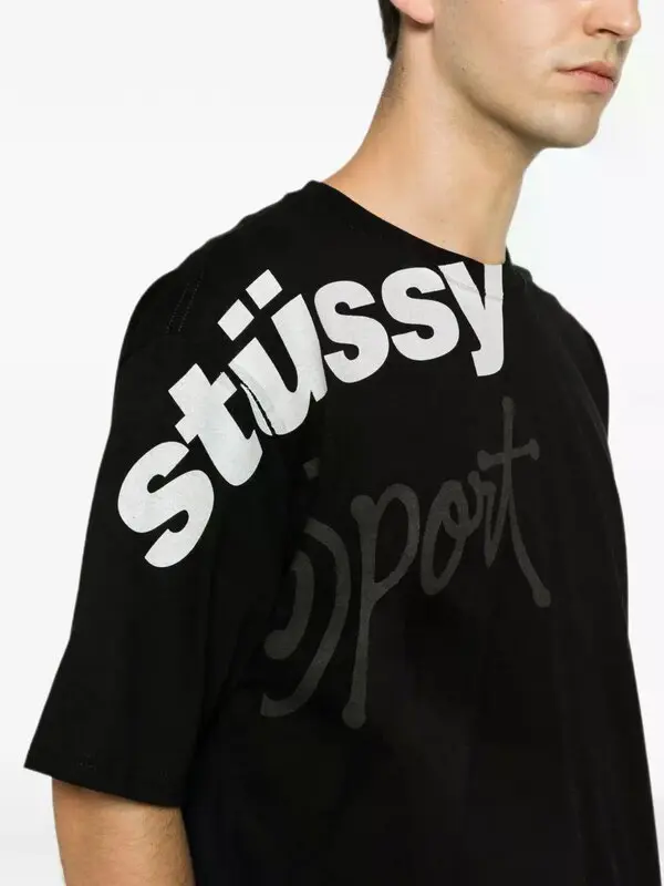 StÜssy Logo-print Cotton T-shirt