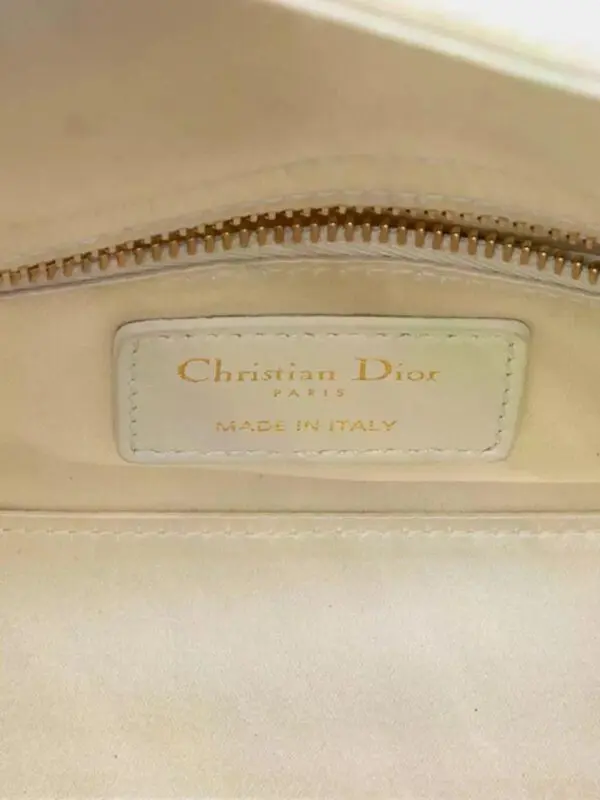 Dior Mini Lady Satchel - White