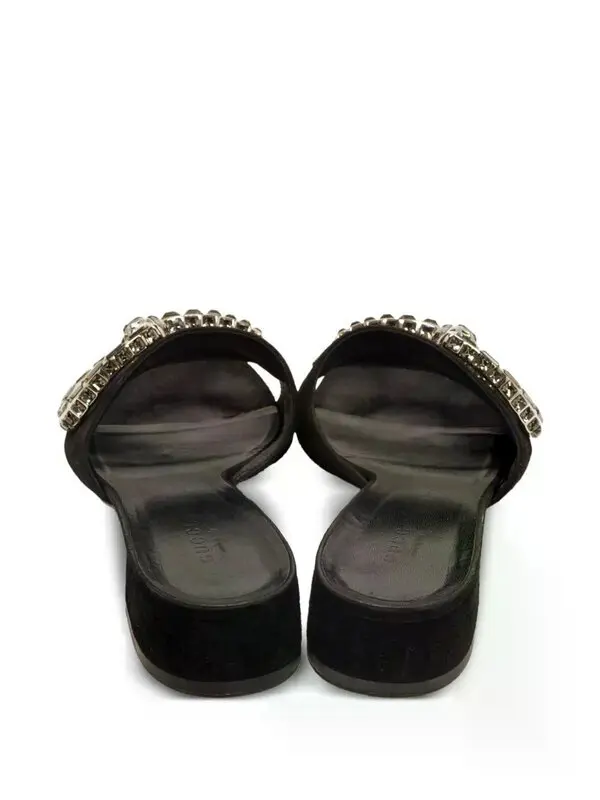 Gucci Horsebit Crystal Sandals