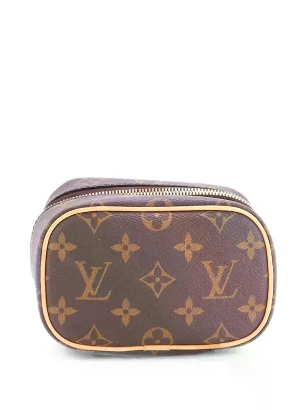 LOUIS VUITTON Nice Vanity Case Monogram Canvas Nano Pouch