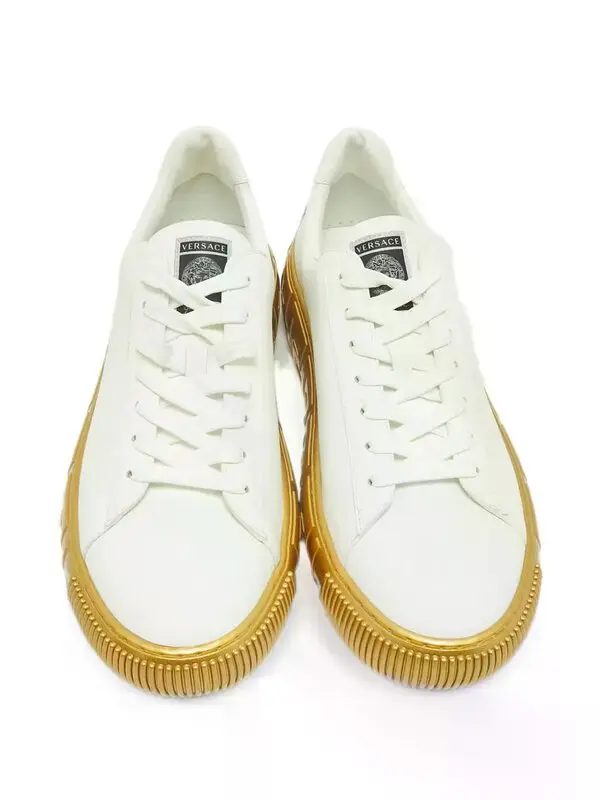 Versace Greca Leather Sneakers