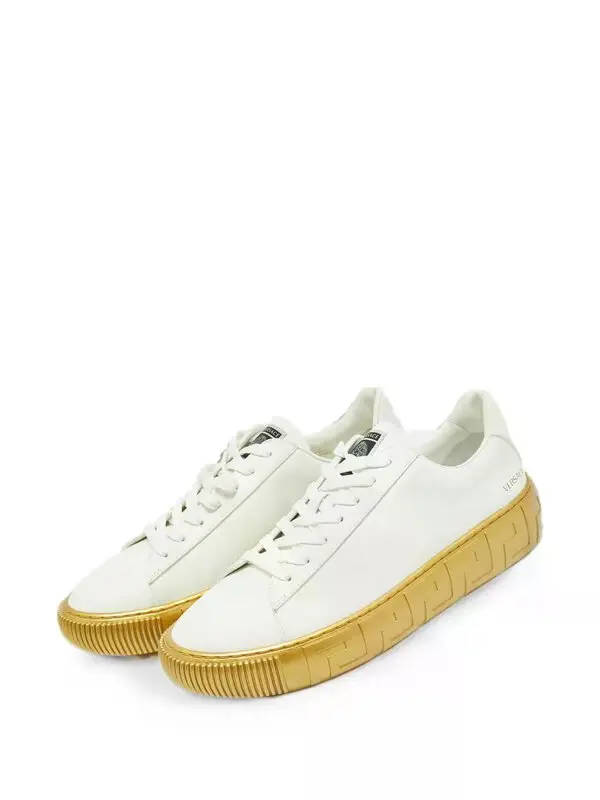 Versace Greca Leather Sneakers