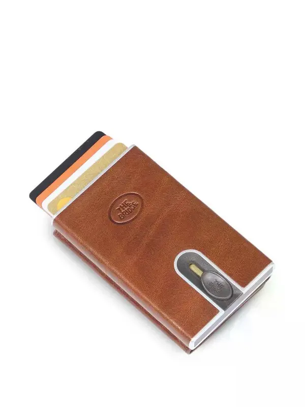 THE BRIDGE Story Rfid Slider-mechanism Leather Card Holder