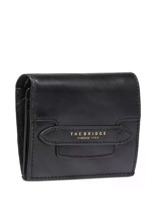 THE BRIDGE Logo-stamp Leather Wallet