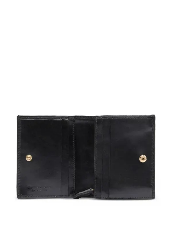 THE BRIDGE Logo-stamp Leather Wallet