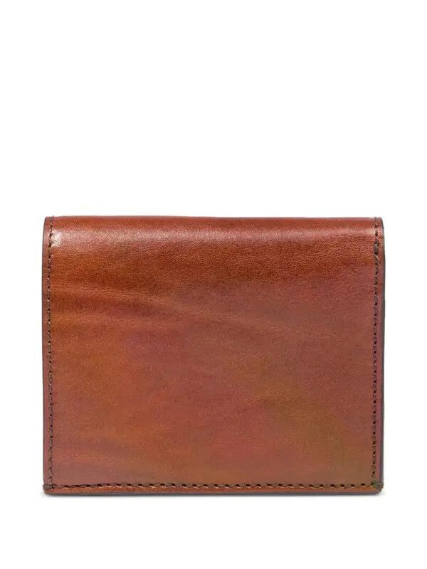 THE BRIDGE Logo-debossed Leather Wallet