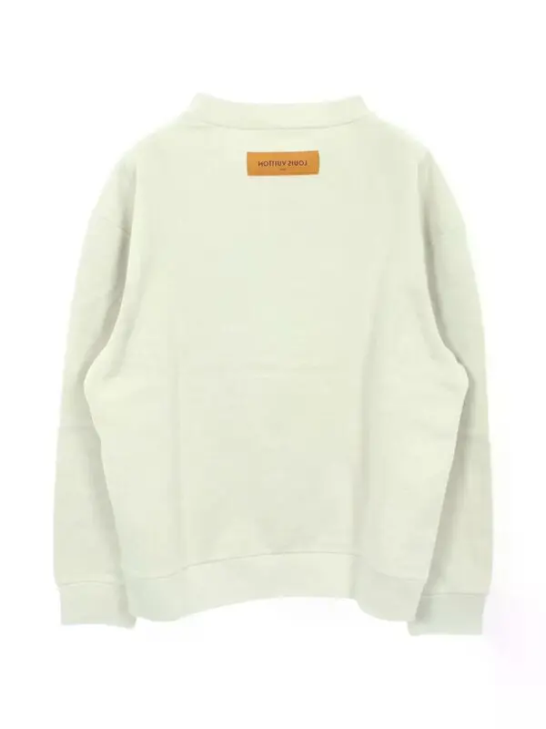 LOUIS VUITTON Embroidered Logo Sweatshirt