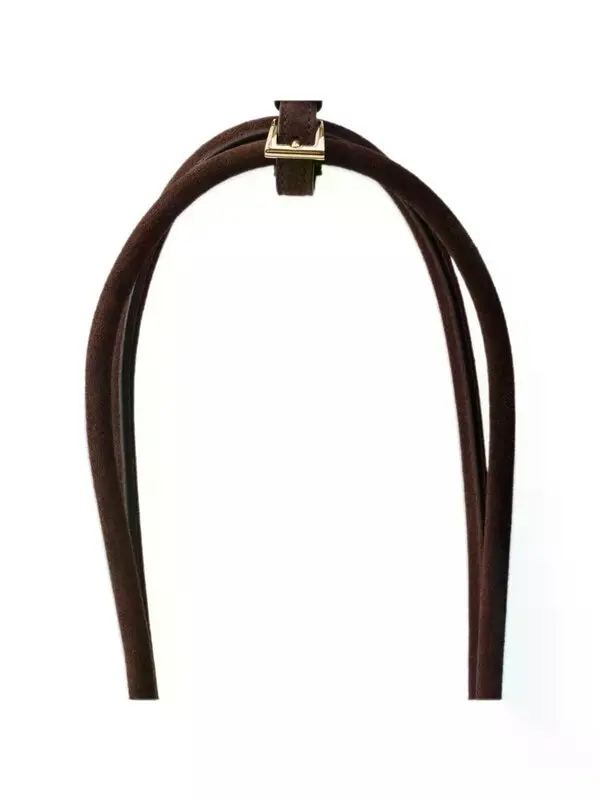 Prada Suede Tote Bag - Brown