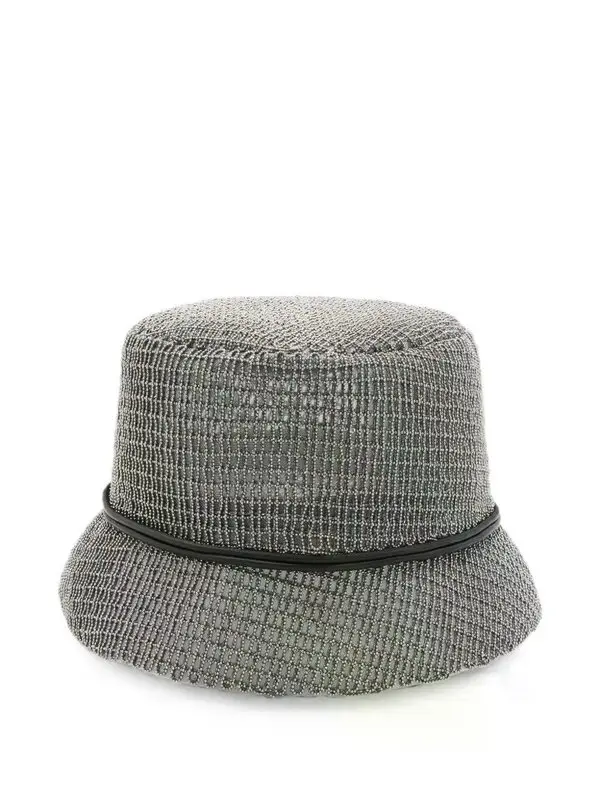 Brunello Cucinelli Embellished Bucket Hat - Grey