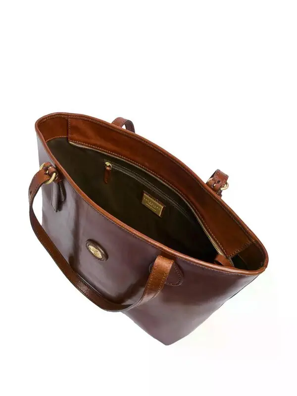 THE BRIDGE Logo Plaque Tote Bag