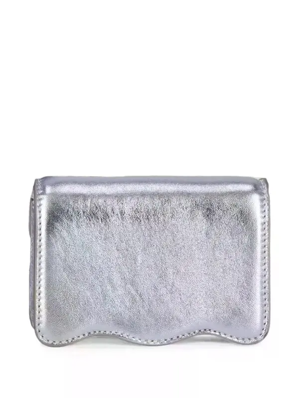 Palm Angels Metallic Leather Crossbody Bag