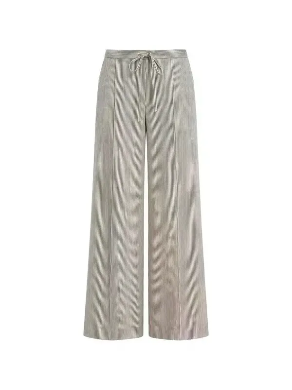 KULSON Rory Striped Wide-leg Track Pants - Neutrals