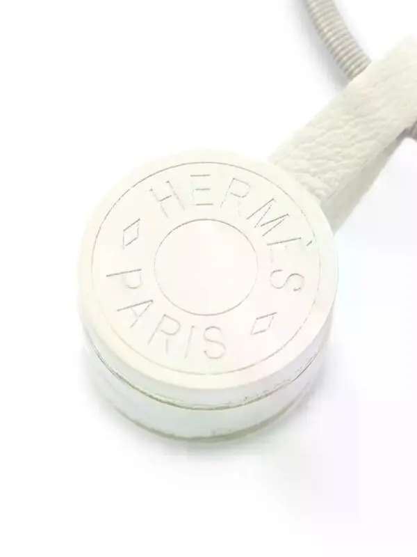 Hermès Tone Logo Embossed Magnets - Silver