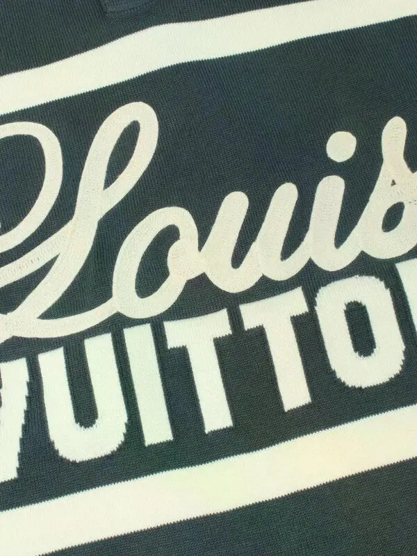 LOUIS VUITTON 2020s Cotton Striped Polo Shirt