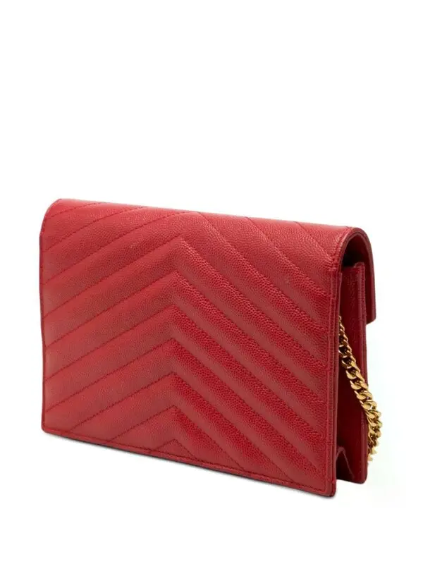 Saint Laurent Cassandre Envelope Chain Wallet Crossbody Bag