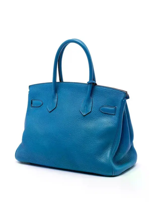 Hermès Togo Birkin 30 Handbag - Blue