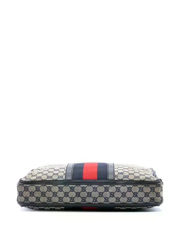 Gucci Gg Canvas Web Briefcase