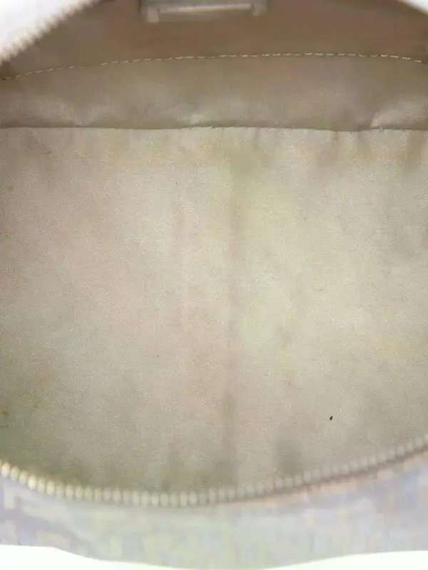 Fendi Zucchino Metallic Canvas Pochette Shoulder Bag