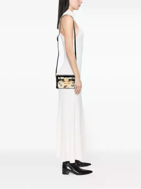 LOUIS VUITTON Monogram Vernis Stickers Petite Malle Crossbody Bag
