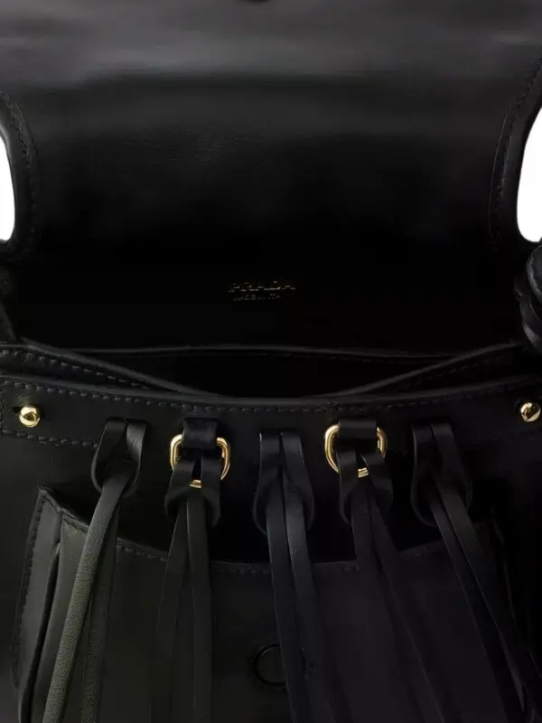 Prada Corsaire Re-nylon And Leather Mini Shoulder Bag