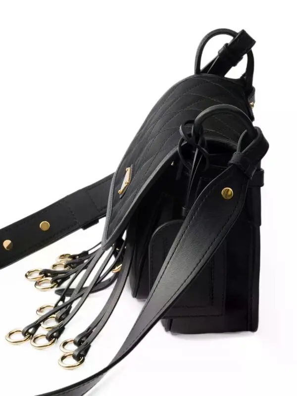 Prada Corsaire Re-nylon And Leather Mini Shoulder Bag