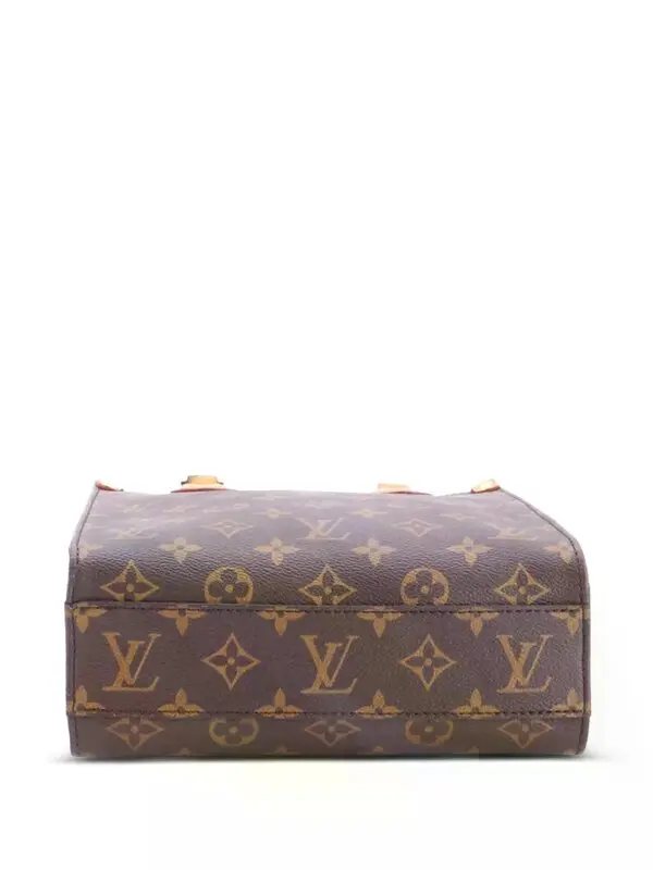LOUIS VUITTON Sac Plat Nm Bag Monogram Canvas Bb Tote Bag - Brown