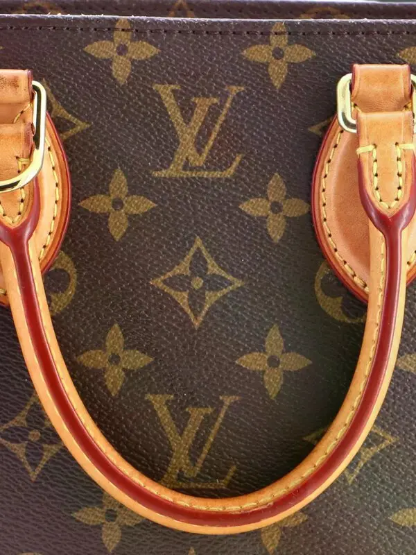 LOUIS VUITTON Sac Plat Nm Bag Monogram Canvas Bb Tote Bag - Brown