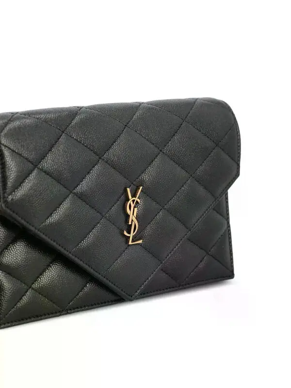 Saint Laurent Quilted Leather Shoulder Bag